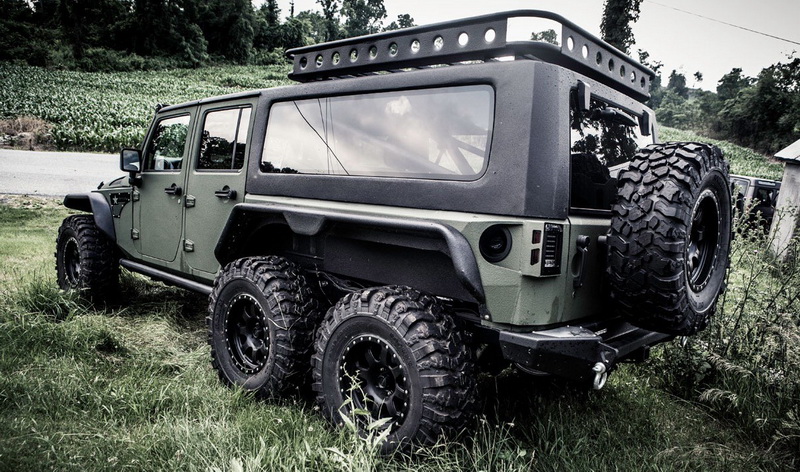 G. Patton Tomahawk ต้นแบบกระบะ 6 ล้อจากจีนโดยเอา Jeep Wrangler มาแปลง ...
