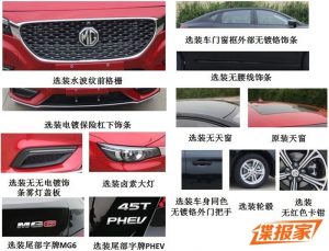Spyshot : ด้านหน้า-ข้าง-ท้าย All NEW MG 6 Fastback ขุมพลัง 1.5 Turbo ...