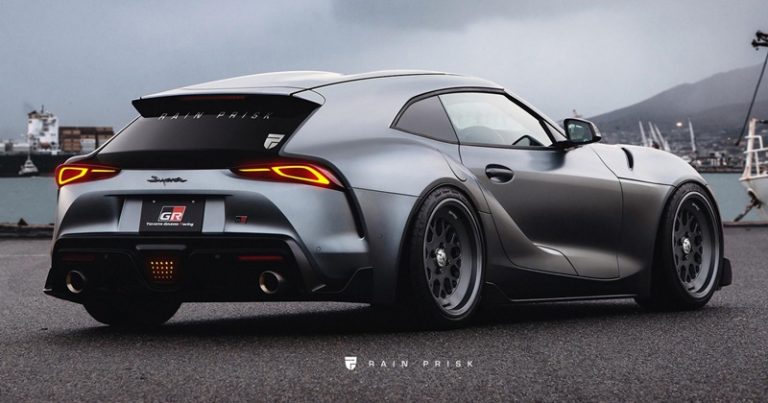 ภาพ Render : ถ้าหาก All NEW Toyota Supra มีตัวถัง Shooting Brake ให้ ...