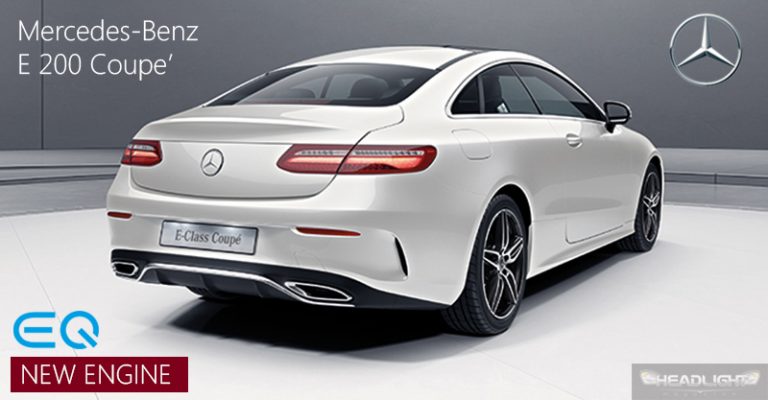Mercedes-Benz E 200 Coupe’ ขุมพลังใหม่ เปิดตัวในไทยเร็วๆนี้ 2.0 เทอร์โบ ...