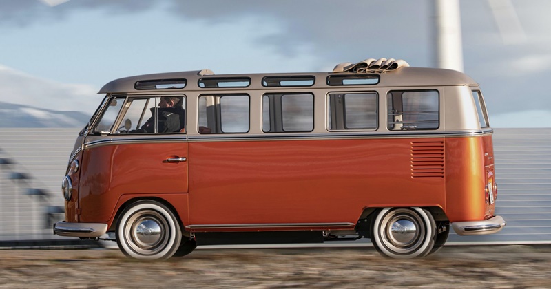 Volkswagen e-Bulli T1 Samba Bus รถยนต์ไฟฟ้า EV 100% ระยะทางวิ่งสูงสุด ...