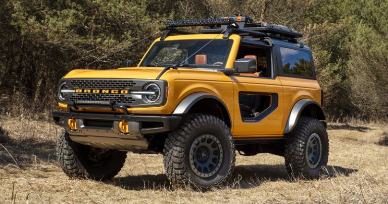 ภาพ Official : All NEW Ford BRONCO : SUV พื้นฐาน Ranger T6 | เกียร์ ...