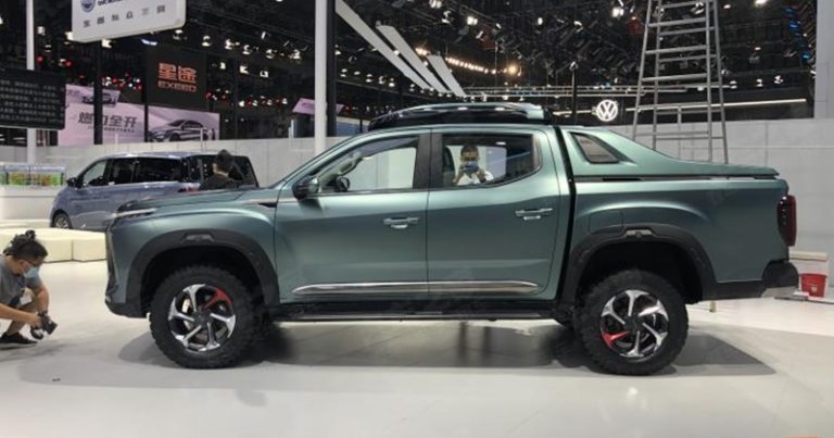 หลุดจากจีน Maxus T70 หรือ MG Extender Minorchange กับกระจังหน้าขนาดใหญ่ ...