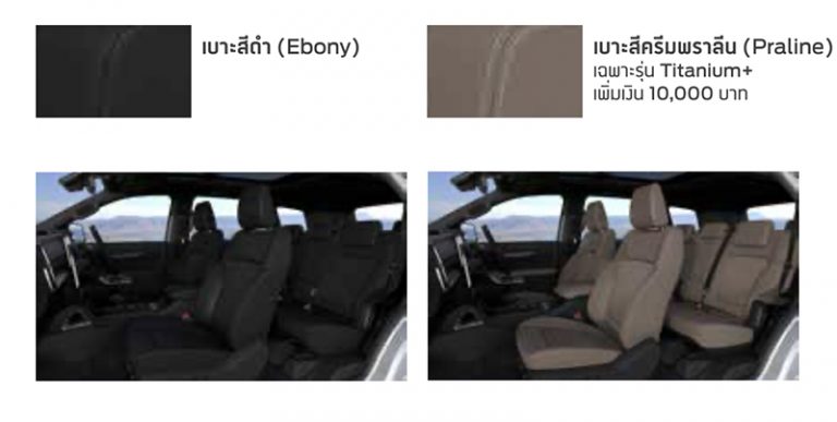 ราคาอย่างเป็นทางการ Ford Everest : 1,354,000 - 1,874,000 บาท | ปรับราคา ...
