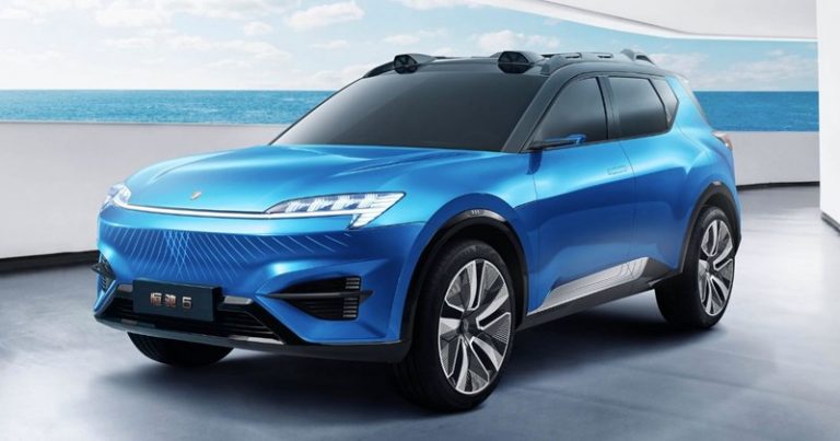 Hengchi 5 โดย Evergrande Auto เริ่มผลิต Mass Production เตรียมส่งมอบ ...