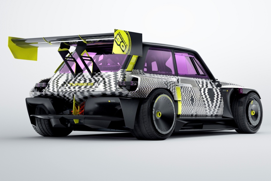 Renault R5 Turbo 3E Concept ต้นแบบ Hot Hatch ทรง retro มอเตอร์คู่ ...