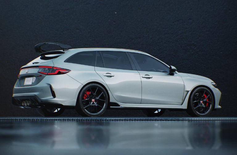 ภาพ Render : Honda Civic Type R ตัวถัง Wagon สำหรับพ่อบ้านสายซิ่ง ...