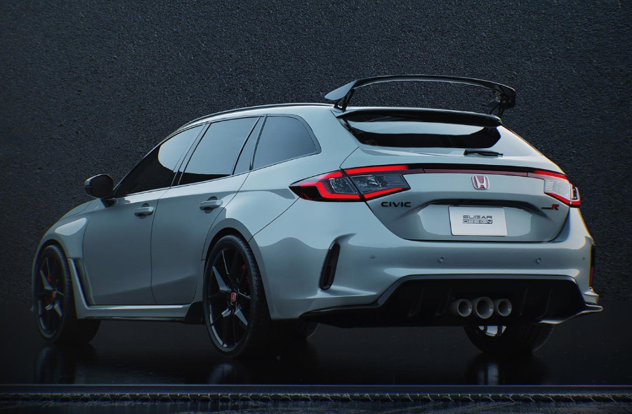 ภาพ Render : Honda Civic Type R ตัวถัง Wagon สำหรับพ่อบ้านสายซิ่ง ...