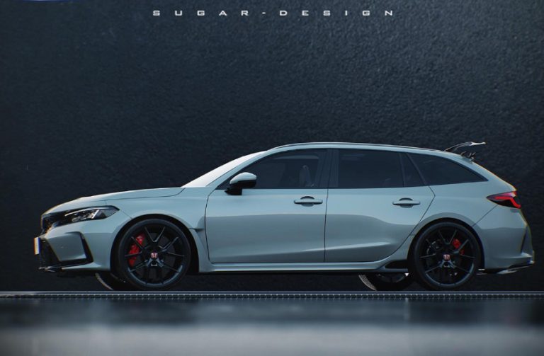 ภาพ Render : Honda Civic Type R ตัวถัง Wagon สำหรับพ่อบ้านสายซิ่ง ...