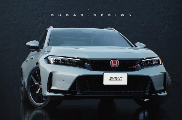 ภาพ Render : Honda Civic Type R ตัวถัง Wagon สำหรับพ่อบ้านสายซิ่ง ...