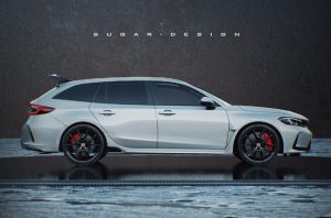 ภาพ Render : Honda Civic Type R ตัวถัง Wagon สำหรับพ่อบ้านสายซิ่ง ...