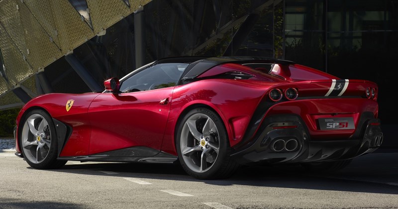 Ferrari SP51 รุ่นสั่งทำพิเศษ มีเพียงหนึ่งเดียวในโลก พื้นฐานจาก 812 GTS ...