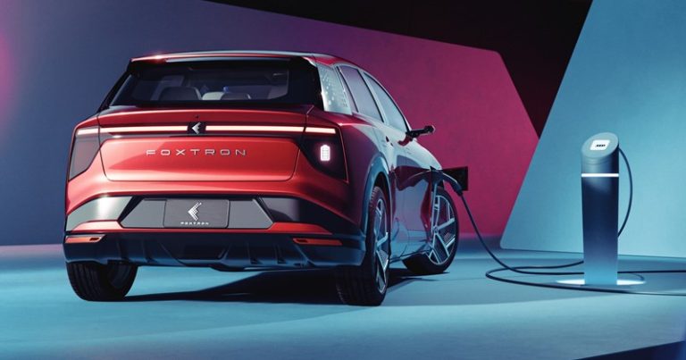 Foxconn จากไต้หวัน เผยโฉมต้นแบบรถยนต์ไฟฟ้า 100% ได้แก่ Model B ตัวถัง ...