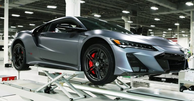 ปิดตำนาน Acura NSX Type S หลังคันสุดท้าย ออกจากโรงงานผลิตในสหรัฐฯ แล้ว ...