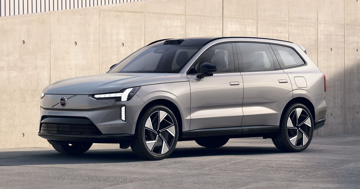 Volvo EX90 รถ SUV เรือธง ขุมพลังไฟฟ้า 100% พละกำลัง 517 แรงม้า แบตเตอรี่ 111 kWh วิ่งได้ไกล 600 ...