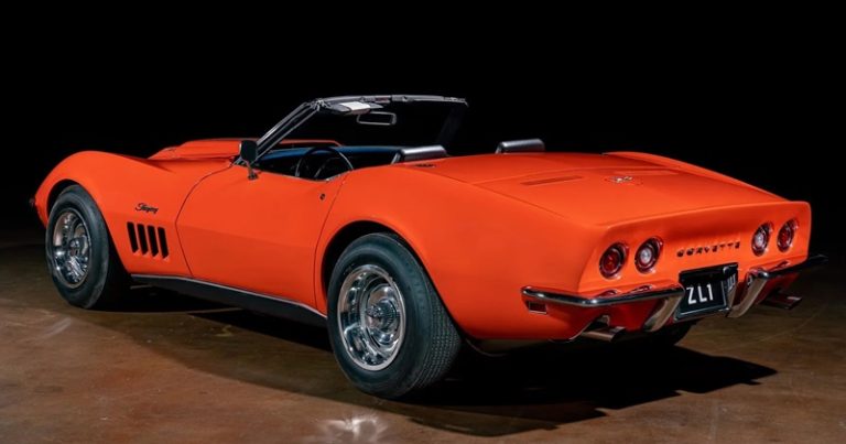 1969 Chevrolet Corvette Stingray ZL-1 Convertible อาจปิดประมูลที่ 3 ...
