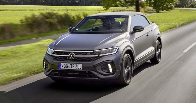 Volkswagen T-Roc Cabriolet Edition Grey รุ่นพิเศษ สีเทาด้านพร้อมอัพ ...