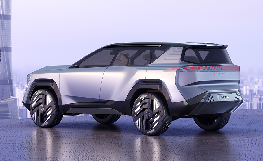 Nissan ARIZON Concept ต้นแบบรถยนต์ SUV ขุมพลังไฟฟ้า 100% บนพื้นฐาน CMF ...