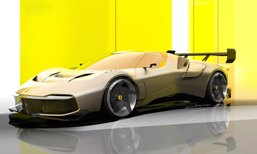 Ferrari KC23 รถ Hypercar ประตูปีกผีเสื้อ เพียงหนึ่งเดียวบนพื้นฐาน 488 ...