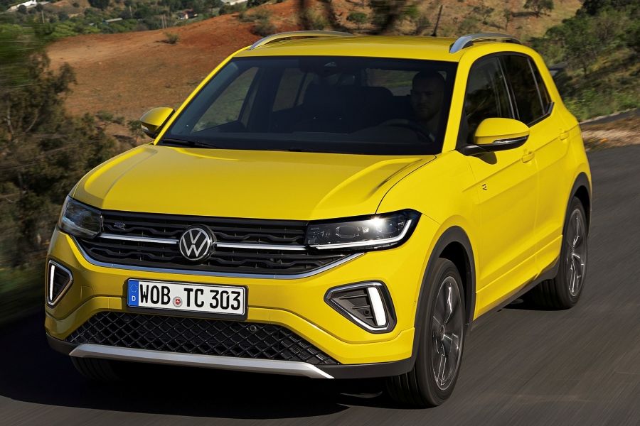Volkswagen T-Cross รุ่นปรับโฉมพร้อมอัพเดทเทคโนโลยีและภายในห้องโดยสาร ขุมพลังเบนซิน 1.0 / 1.5 TSI ...