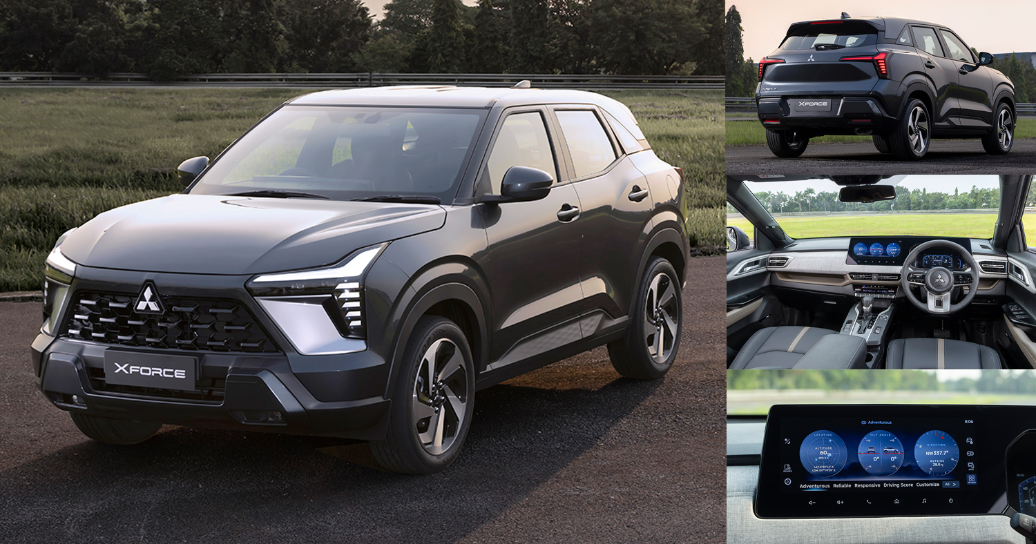 ภาพ Official : Mitsubishi XForce ขุมพลังเบนซิน 1.5 ลิตร 105 แรงม้า 4 ...