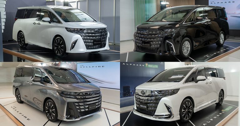 รวมภาพคันจริง All New Toyota Alphard / Vellfire ทุกรุ่นย่อยและชุดตกแต่ง ...