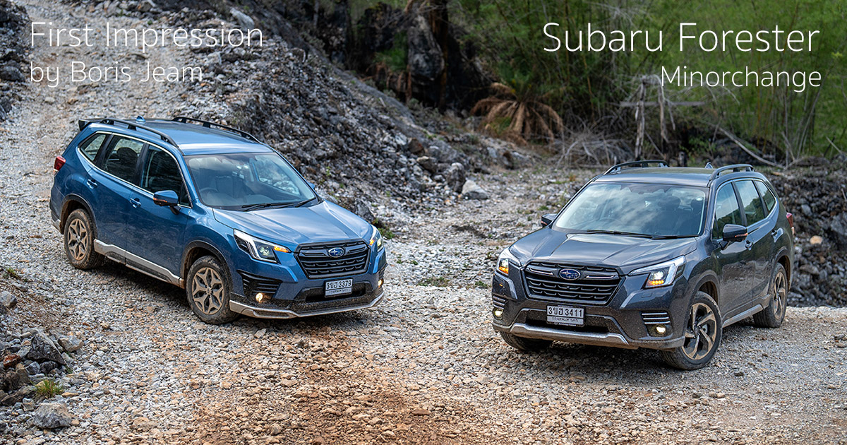 First Impression ทดลองขับ Subaru Forester Minorchange : SUV ที่ซื้อด้วย ...