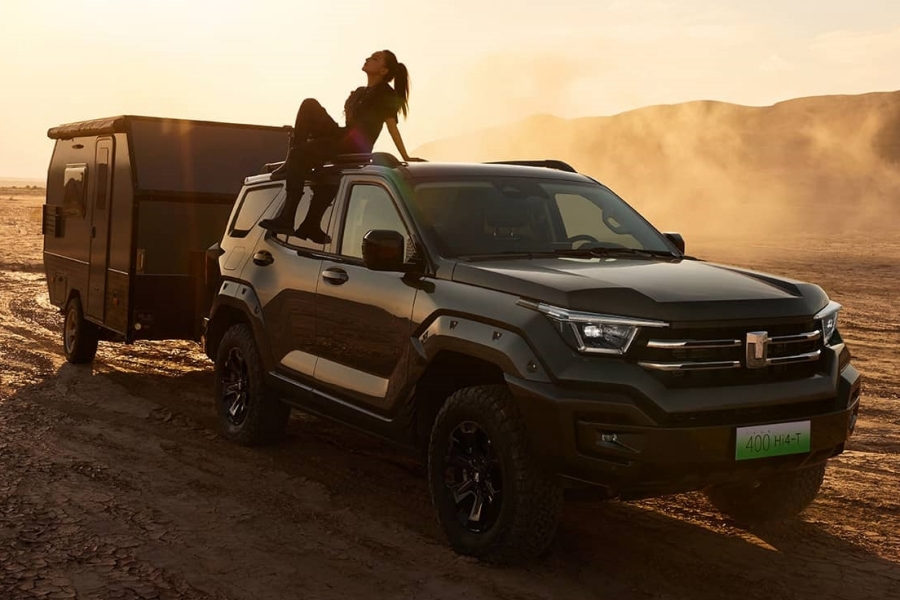 Tank 400 Hi4-T รถ SUV พื้นฐาน body-on-frame ขุมพลังเบนซิน 2.0 ลิตร plug-in hybrid 408 แรงม้า ...