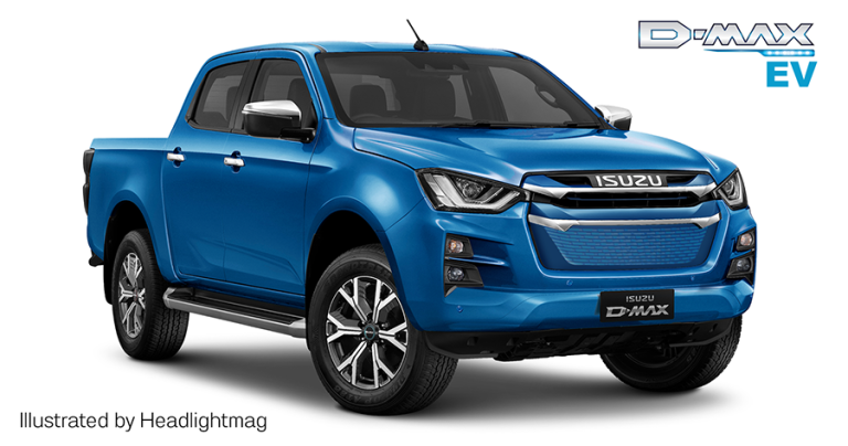 สื่อญี่ปุ่นเผย Isuzu D-Max EV ขุมพลังไฟฟ้า 100% เตรียมเปิดตัวในไทยปี 2025 อาจมีขุมพลัง Hybrid ...