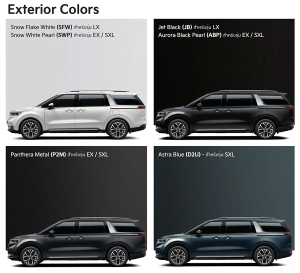 ราคาอย่างเป็นทางการ KIA Carnival : 1,892,000 - 2,990,000 บาท | เพิ่ม ...