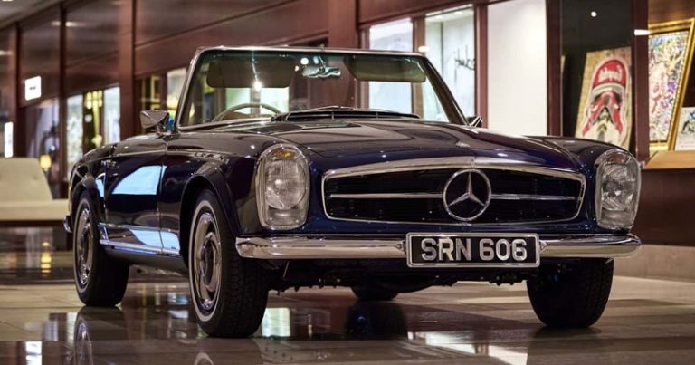 Mercedes-Benz SL Pagoda (W113) แปลงขุมพลัง EV แรงสุด 304 แรงม้า โดย ...