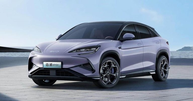 BYD Sea Lion 07 เสริมทัพ Ocean Series ขุมพลัง EV พร้อมเทคโนโลยีผสานเซลส์แบตเข้าตัวถัง CTB ...