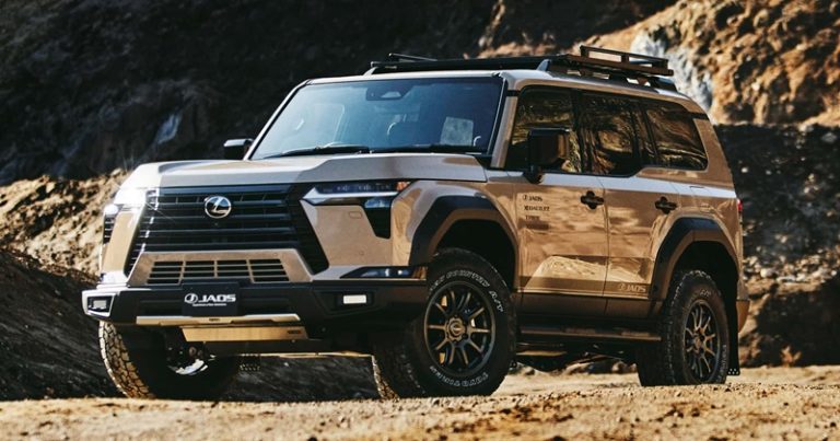 Lexus GX 550 OVERTRAIL JAOS ver. เอาใจสายลุย ทรงเครื่องชุดแต่งรอบคันพร้อมยกสูงขึ้น - HeadLight ...
