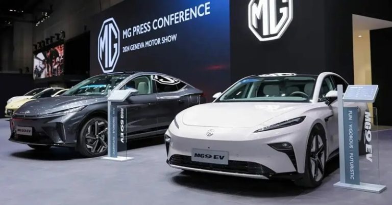 MG 9 และ MG S9 งานเปลี่ยนโลโก้จากแบรนด์ Rising Auto ร่วมเครือ SAIC ...