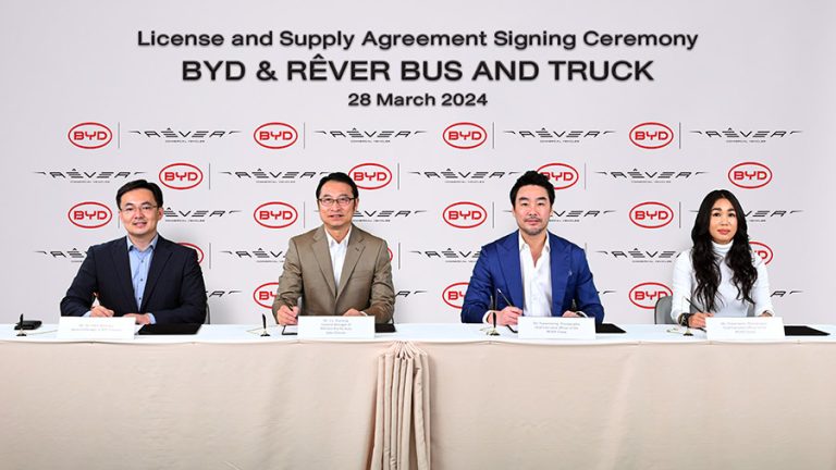 BYD จับมือ Rever Automotive ตั้งโรงงานประกอบรถบรรทุก และรถโดยสารพลังงาน ...