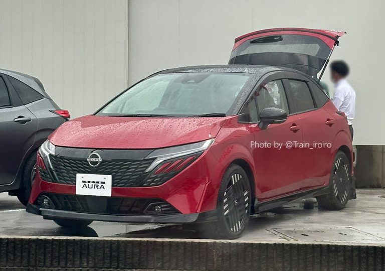 Spyshot : Nissan NOTE AURA Minorchange ปรับดีไซน์ใหม่ โชว์งานออกแบบใหม่ ...