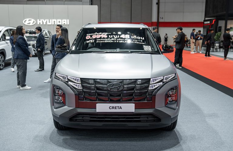 ภาพคันจริง Hyundai Creta Alpha (MY2024.2) | เพิ่มสีเงินด้าน Silver ...