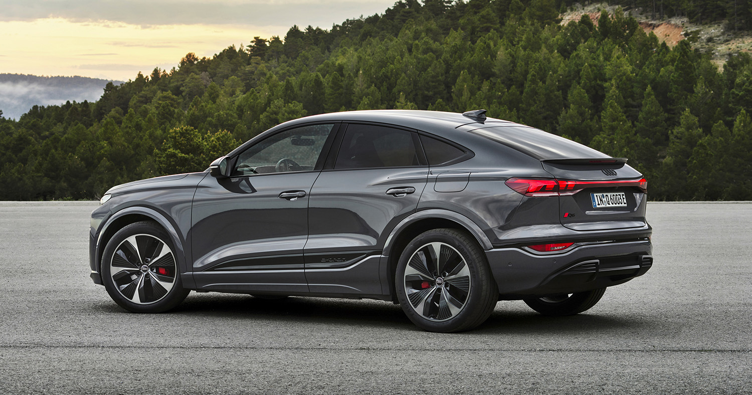 Audi Q6 Sportback e-tron และ SQ6 Sportback e-tron เวอร์ชั่นท้ายลาด พร้อมขุมพลังไฟฟ้า 517 แรงม้า ...