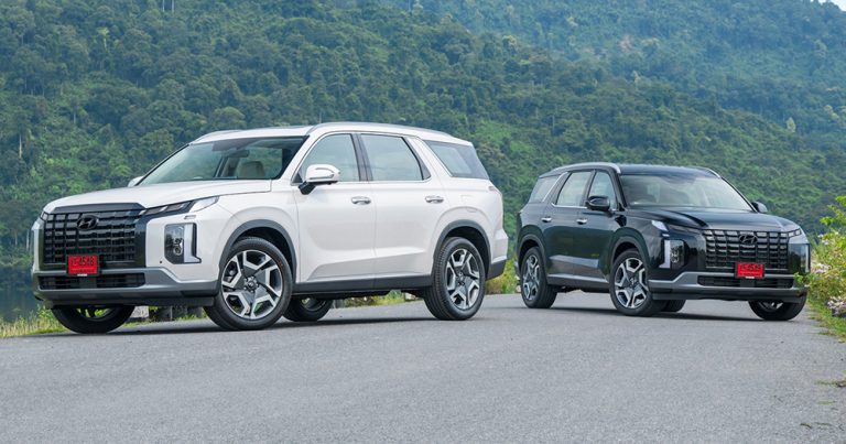 ภาพคันจริง Hyundai PALISADE | Exclusive 2WD Abyss Black & Prestige 4WD ...