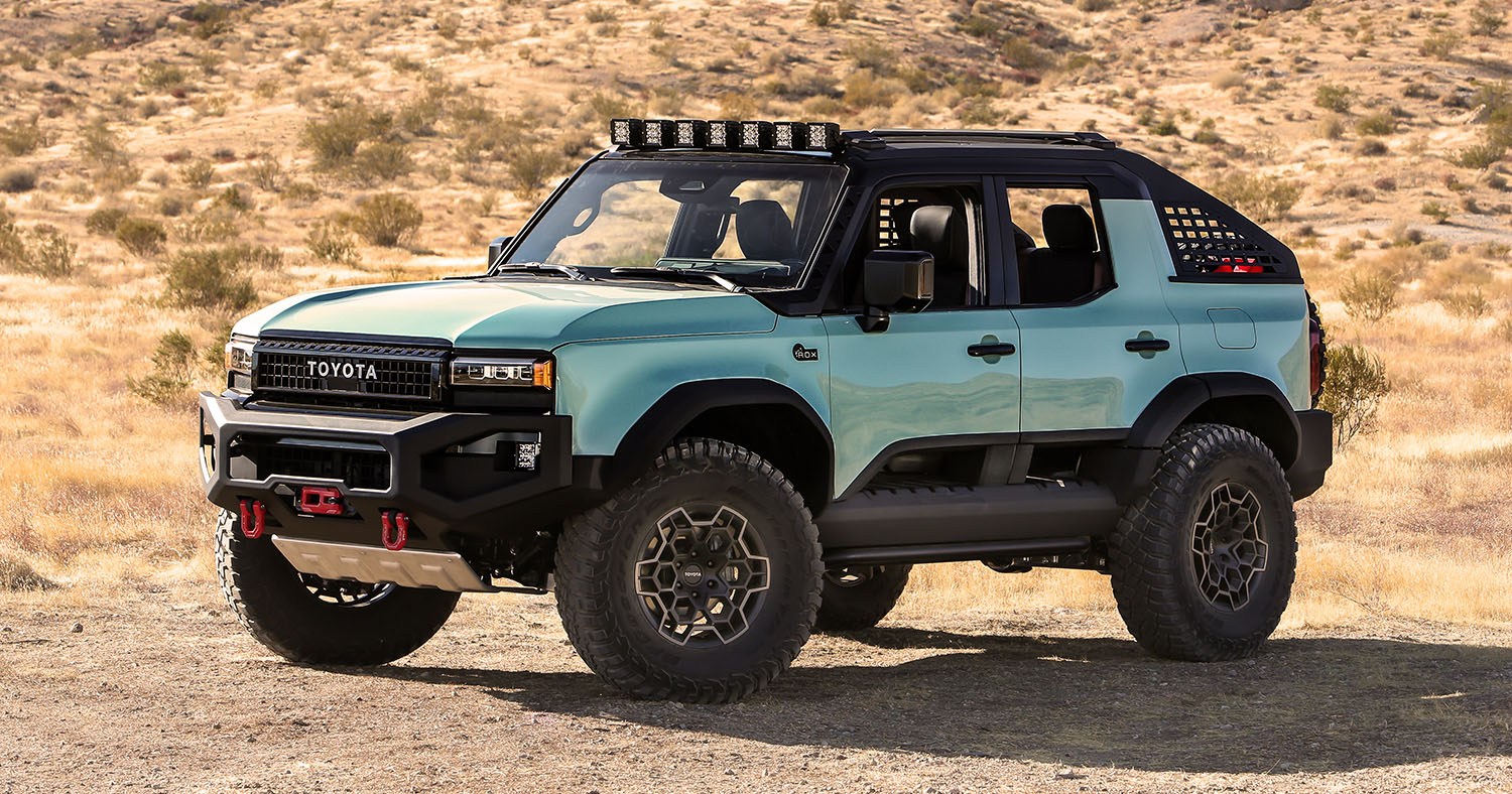 Toyota Land Cruiser Concept Shoots for Stars ‘ROX’ ต้นแบบ SUV หลังคาถลก ...
