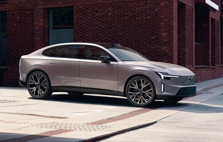 ภาพ Official : Volvo ES90 Fastback ขุมพลังไฟฟ้า แบต 800V รองรับ DC 350kW วิ่งไกล 700 km. (WLTP ...