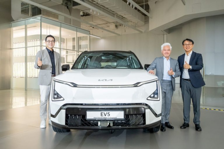 Kia EV5 เตรียมขึ้นไลน์ประกอบที่สิงคโปร์ รุ่นย่อย Air Earth GT-Line ราคา ...