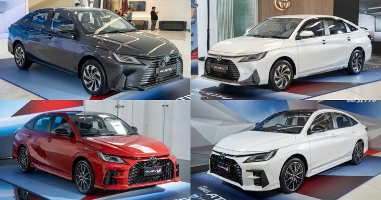 ภาพคันจริง Toyota Yaris ATIV HEV ทุกรุ่นย่อย ราคา 719,000 - 769,000 บาท ...